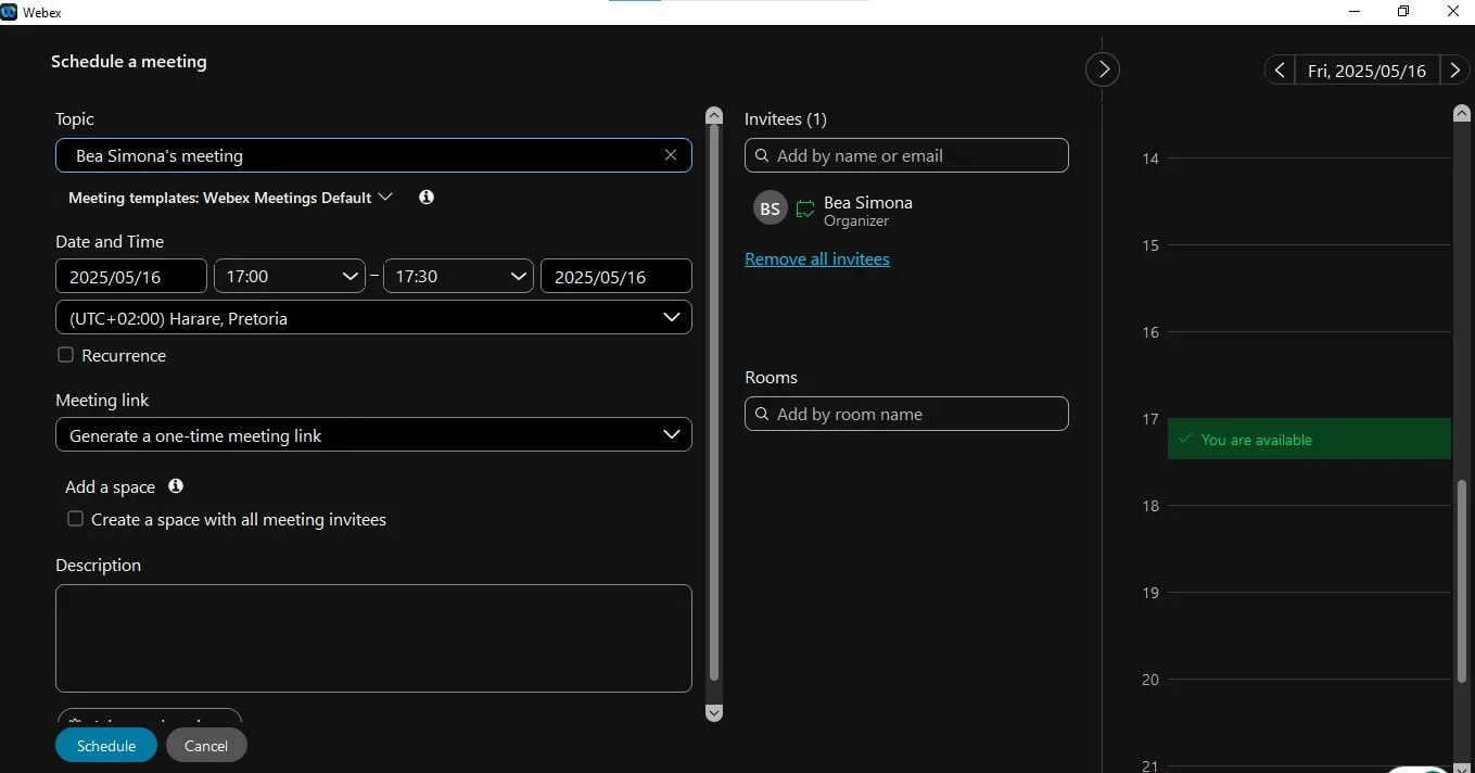 How to Create a WebEx Meeting: Simple Steps